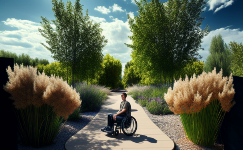 Design wheelchair accessible footpaths for inclusion and access